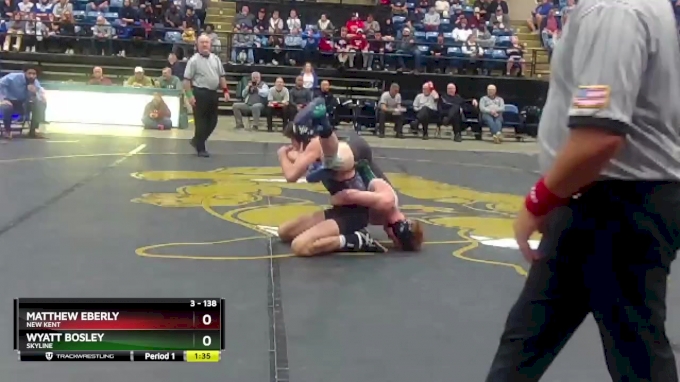 3 - 138 lbs 1st Place Match - Wyatt Bosley, Skyline vs Matthew Eberly ...