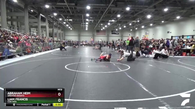 61 lbs Champ. Round 1 - Liam Francis, Con-Kids vs Abraham Heim, Greater ...