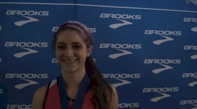 Hannah Cunliffe 3rd in 60m at 2013 Brooks PR Invite