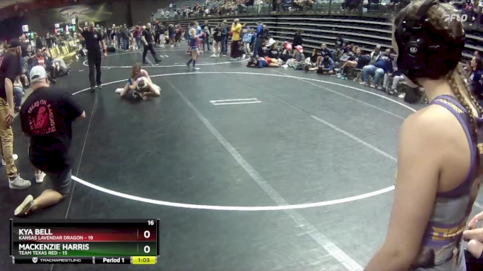 107 lbs Finals (8 Team) - Kya Bell, Kansas Lavendar Dragon vs MacKenzie ...