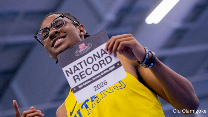 Tate Taylor SHATTERS 300m HS National Record - FloTrack