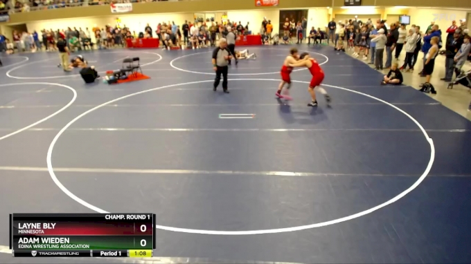 160 lbs Champ. Round 1 - Adam Wieden, Edina Wrestling Association vs ...