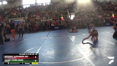 90 lbs Champ. Round 1 - Xavier Combs (sw6), Monroe vs Anthony Alexander ...