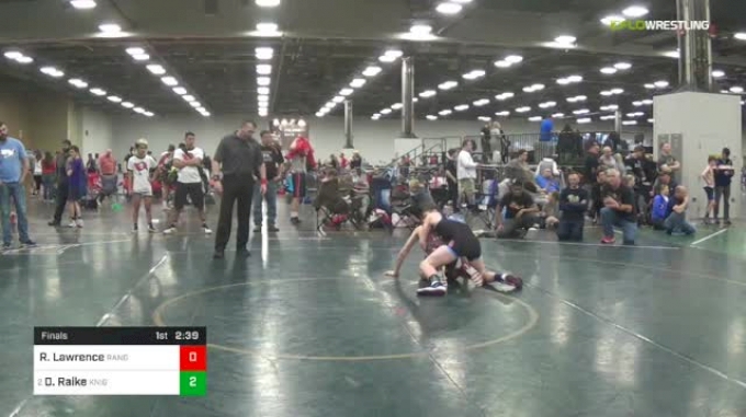 115 lbs Final - Rune Lawrence, Ranger Pride vs Derek Raike, Knights WC