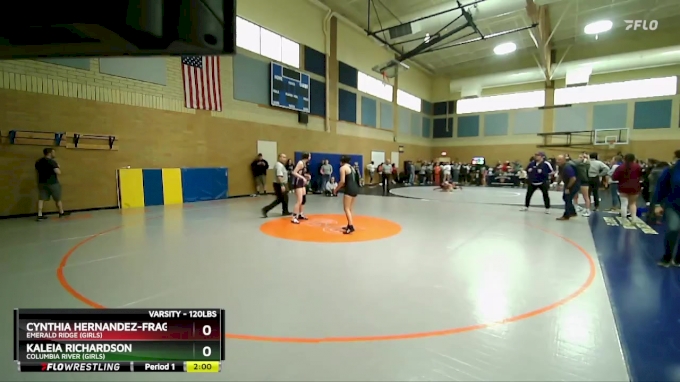 120lbs Champ. Round 1 - Kaleia Richardson, Columbia River (Girls) vs ...