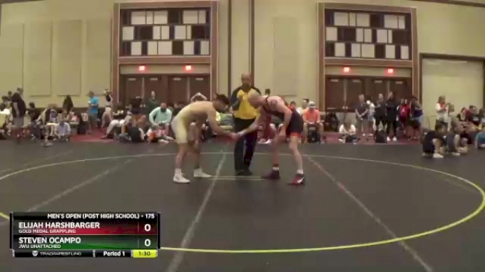 175 lbs Quarterfinal - Elijah Harshbarger, GOLD MEDAL GRAPPLING vs ...
