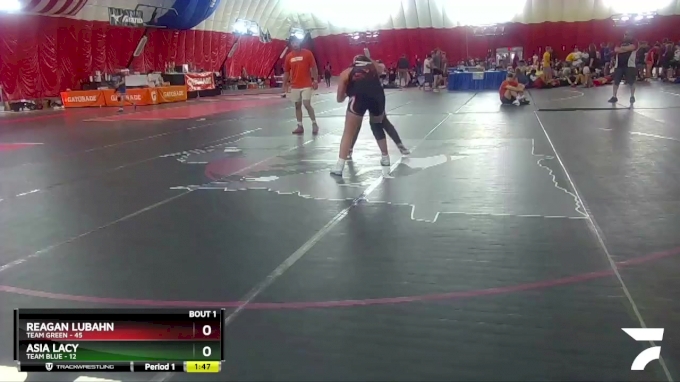 170 lbs Round 1 (6 Team) - Reagan Lubahn, Team Green vs Asia Lacy, Team ...