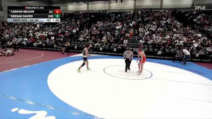 3A 165 lbs Semifinal - Carson Nelson, Delta vs Deegan Davies, Canyon View