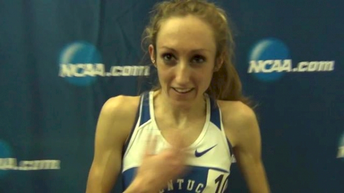 Cally Macumber Where did that kick come from!? 2013 NCAA Indoor Track ...