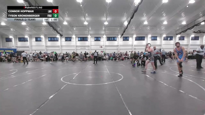 150 lbs Finals (2 Team) - Connor Hoffman, Leps WC vs Tyson Kronenberger ...