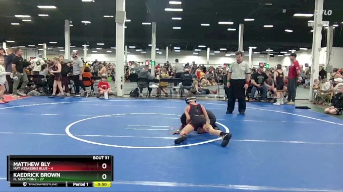 68 lbs Round 7 (10 Team) - Kaedrick Brown, FL Scorpions vs Matthew Bly ...