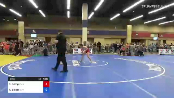 57 kg Consi Of 16 #1 - Shelby Kemp, Oklahoma vs Alessandra Elliott ...