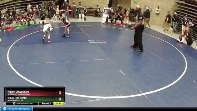 48 lbs Cons. Round 3 - Finn Dawson, Altamont Longhorns vs Cash Burns ...