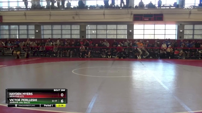 141 lbs Semifinal - Hayden Myers, Wesleyan (CT) vs Victor Perlleshi ...