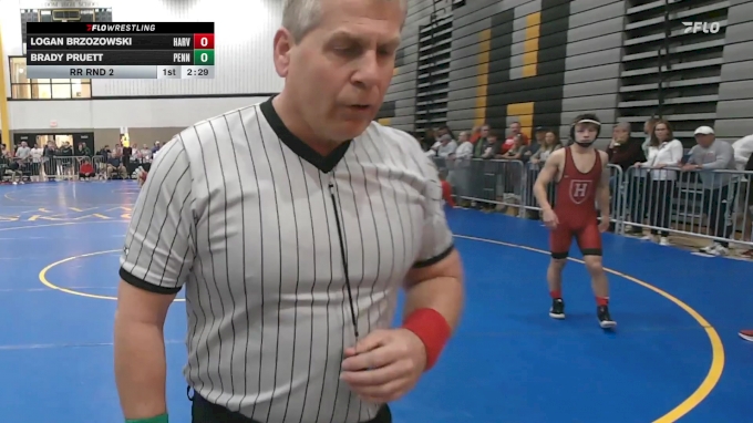 125Black lbs Rr Rnd 2 - Logan Brzozowski, Harvard vs Brady Pruett, Penn