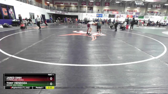 141 lbs 3rd Place Match - Jared Dinh, Cumberland (Tenn.) vs Tony ...