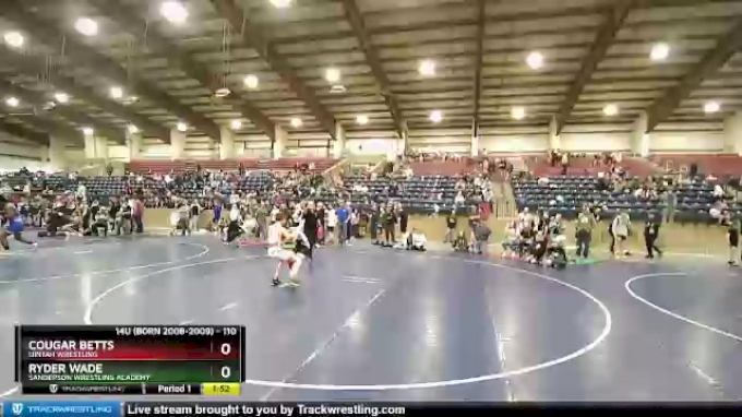 110 lbs Round 2 - Cougar Betts, Uintah Wrestling vs Ryder Wade ...