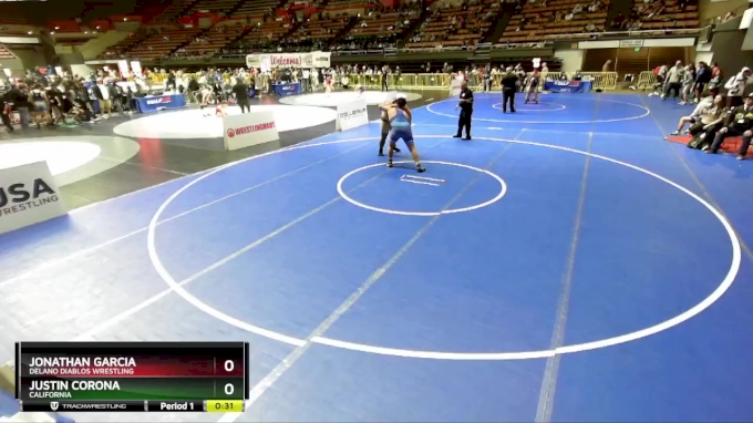 125 lbs Cons. Semi - Justin Corona, California vs Jonathan Garcia ...