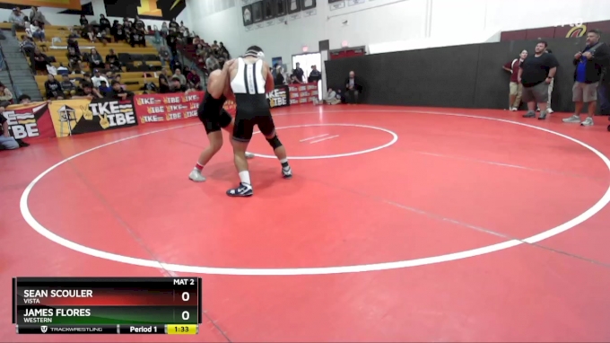 215 lbs Semifinal - James Flores, Western vs Sean Scouler, Vista