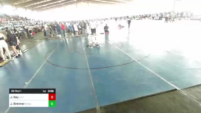 58 lbs Rr Rnd 1 - Justin Ray, La Familia NM vs Jett Brenner, Chagolla ...