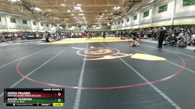 75 lbs Champ. Round 2 - Kacen Huisman, Legends Of Gold vs Aspen Frasier ...