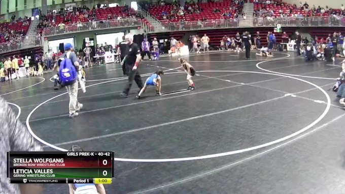 40-42 lbs Cons. Semi - Leticia Valles, Gering Wrestling Club vs Stella ...