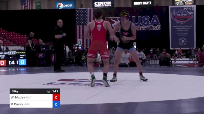 68 kg 5th Place - William Motley, South Side Wrestling Club vs Parker ...
