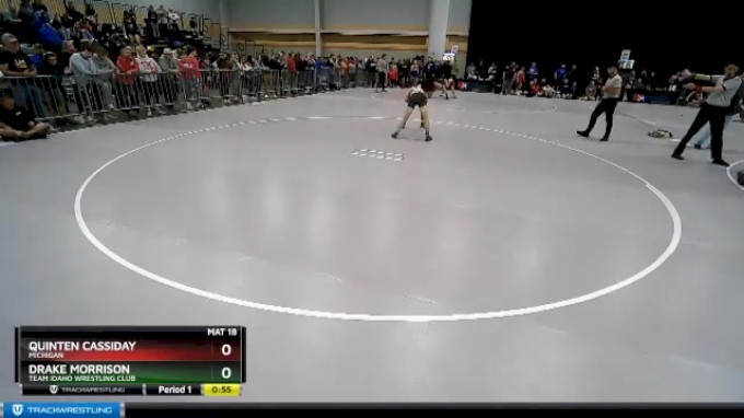 138 lbs Champ. Round 4 - Drake Morrison, Team Idaho Wrestling Club vs ...