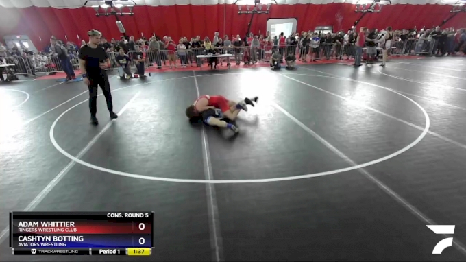 132 lbs Cons. Round 5 - Adam Whittier, Ringers Wrestling Club vs ...
