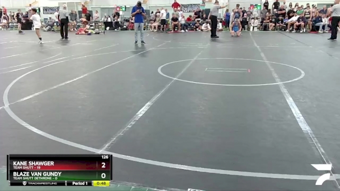 126 lbs Finals (2 Team) - Kane Shawger, Team Shutt vs Blaze Van Gundy ...