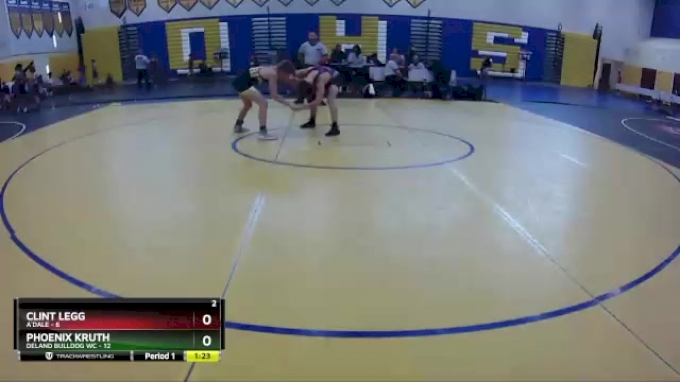 126 lbs Quarters & Wb (16 Team) - Clint Legg, A`Dale vs Phoenix Kruth ...