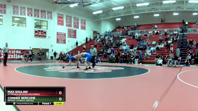 215 lbs 1st Place Match - Conner Bercume, Detroit Catholic Central vs ...