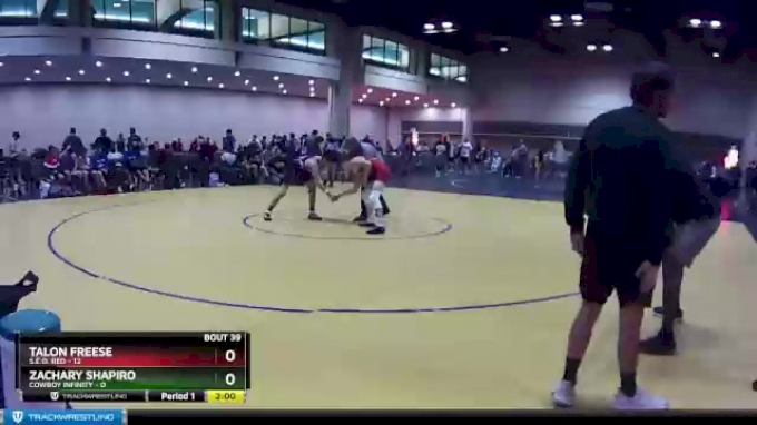 120 lbs Round 8 (10 Team) - Talon Freese, S.E.O. Red vs Zachary Shapiro ...