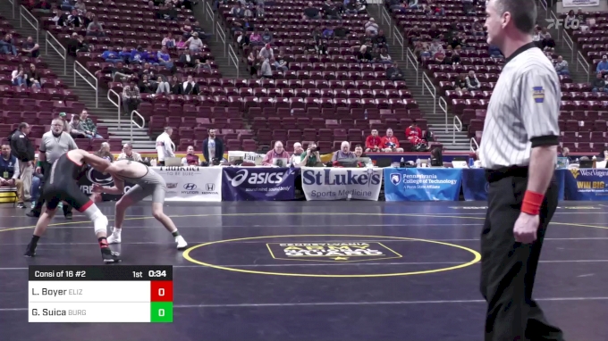 139 lbs Consi Of 16 #2 - Lucas Boyer, Elizabeth Forward vs Gaven Suica ...