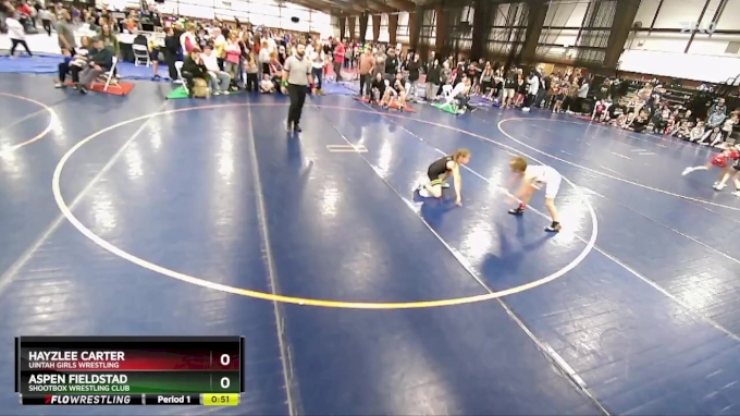62 lbs 5th Place Match - Hayzlee Carter, Uintah Girls Wrestling vs ...