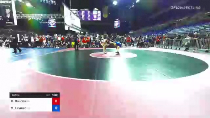 122 lbs Consi Of 32 #2 - Margaret Buurma, Michigan vs Morgan Layman ...