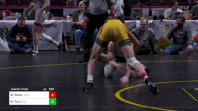 139 lbs Quarterfinal - Maddox Shaw, Thomas Jefferson vs Michael Turi ...
