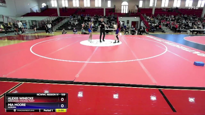109 lbs Cons. Semi - Alexis Winecke, Wisconsin Stevens Point vs Mia ...