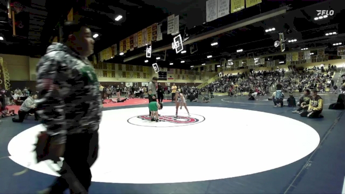 77 lbs Round 1 - Victoria Navarro, Jr Panther Wrestling vs Sebastian ...
