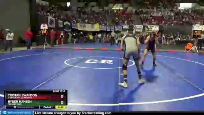 Cons. Semi - Tristan Swanson, Dawson Co. (Glendive) vs Ryder Hansen ...