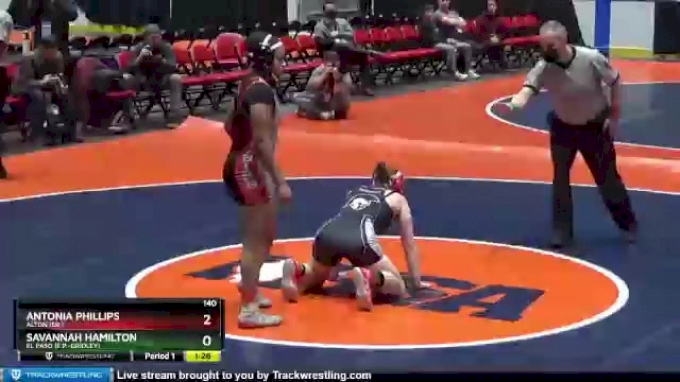 140 lbs 1st Place Match - Savannah Hamilton, El Paso (E.P.-Gridley) vs ...