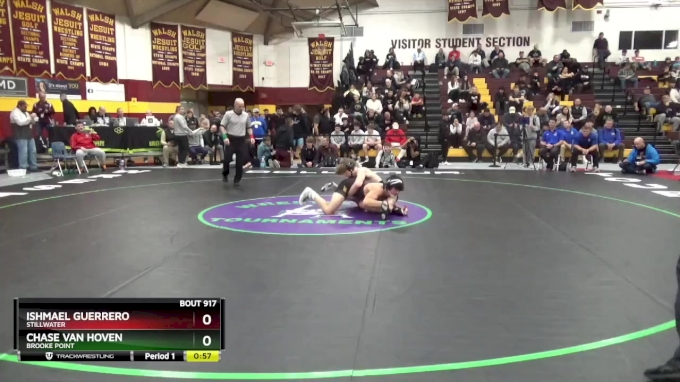 157 lbs Cons. Semi - Chase Van Hoven, Brooke Point vs Ishmael Guerrero ...