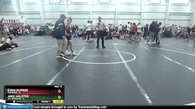 98 lbs Round 4 (10 Team) - Evan Dupree, Tar River vs Jake Halsted, All ...