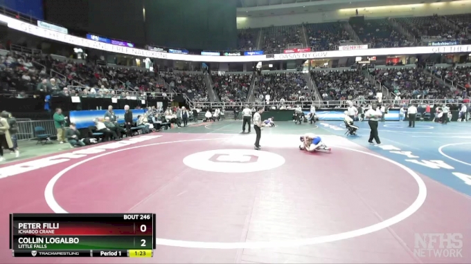 II-101 lbs Champ. Round 2 - Peter Filli, Ichabod Crane vs Collin ...