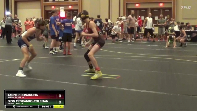 100 lbs Quarterfinals (8 Team) - Tanner Donaruma, SVRWC Silver vs Dion ...