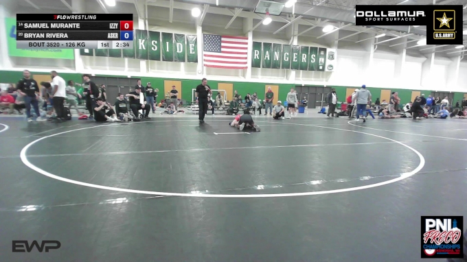 126 kg 5th Place - Samuel Murante, Izzy Style Wrestling vs Bryan Rivera ...