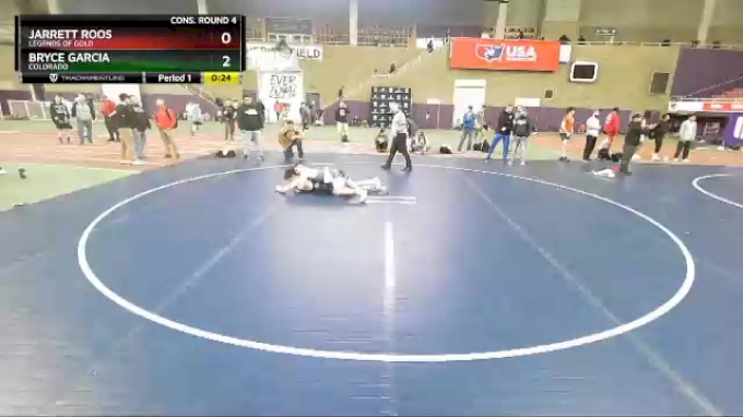 170 lbs Cons. Round 4 - Jarrett Roos, Legends Of Gold vs Bryce Garcia ...