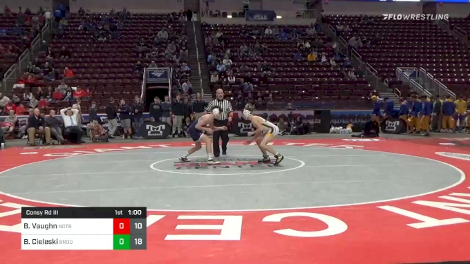 120 lbs Consolation - Bryson Vaughn, Notre Dame Hs - Green Pond vs ...