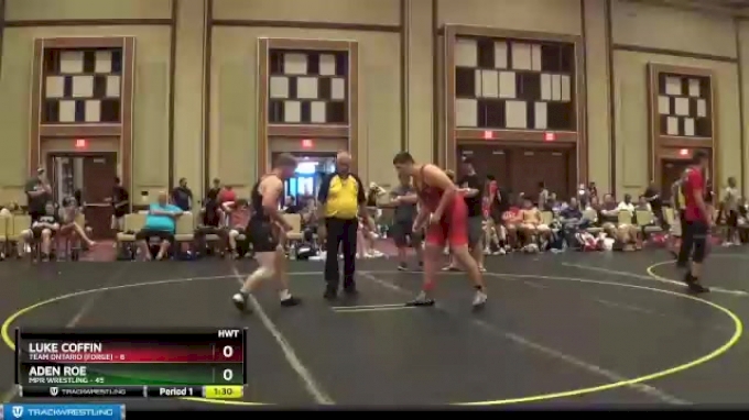 Round 2 (6 Team) - Aden Roe, MPR Wrestling vs Luke Coffin, Team Ontario ...