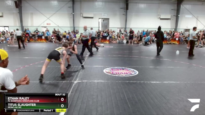 85 lbs Semifinal - Ethan Raley, FL Scorpions Wrestling Club vs Titus ...